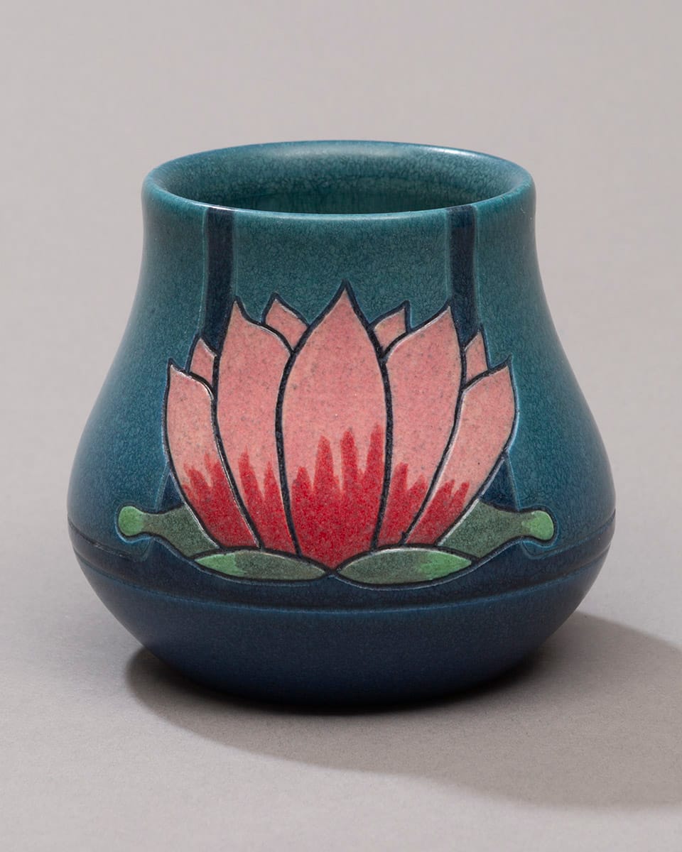 Blooming Lotus Cabinet Vase Archive - Ephraim Pottery