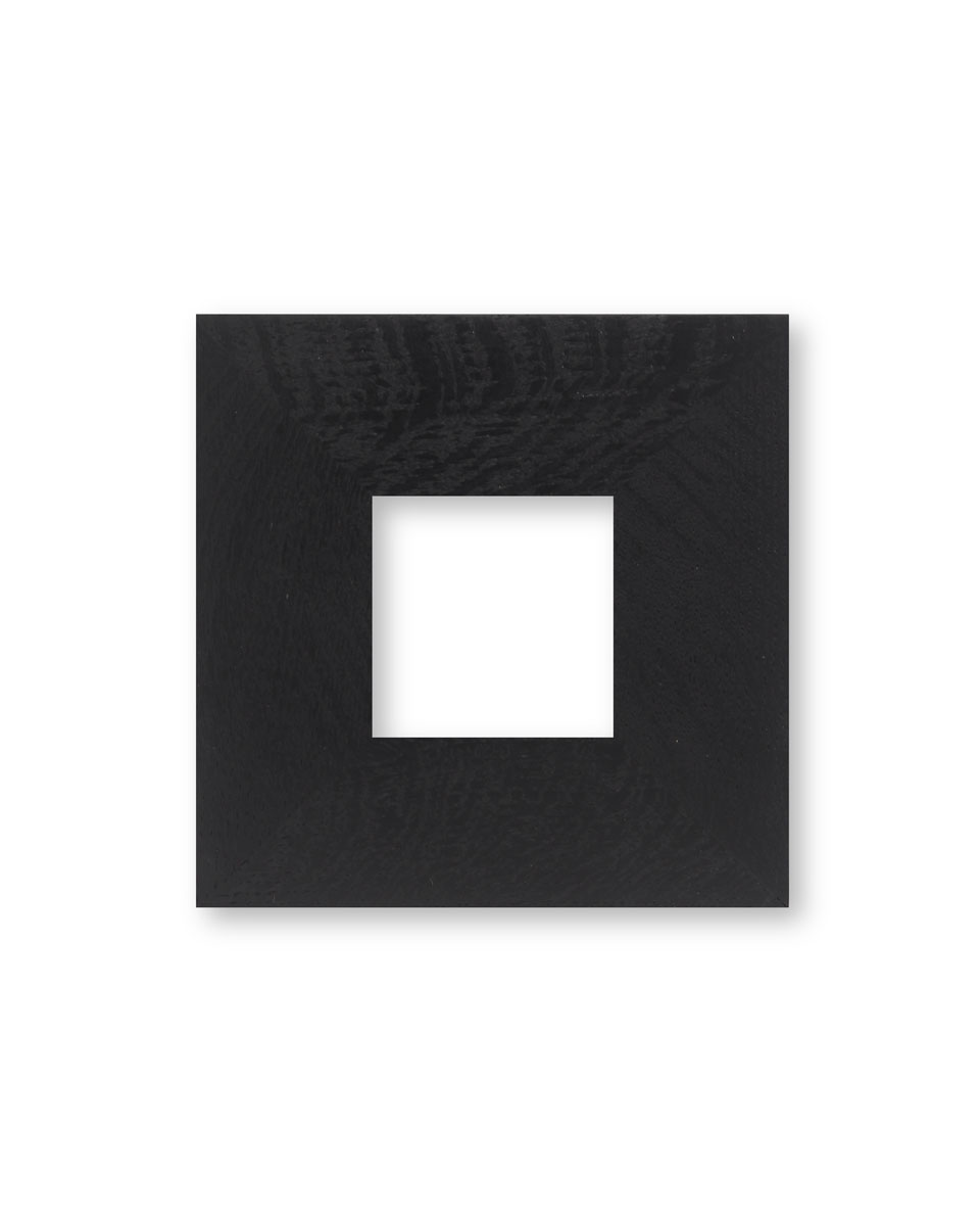 Frame for 3x3 Tile by Dard Hunter Studios in Ebony - Ephraim Pottery