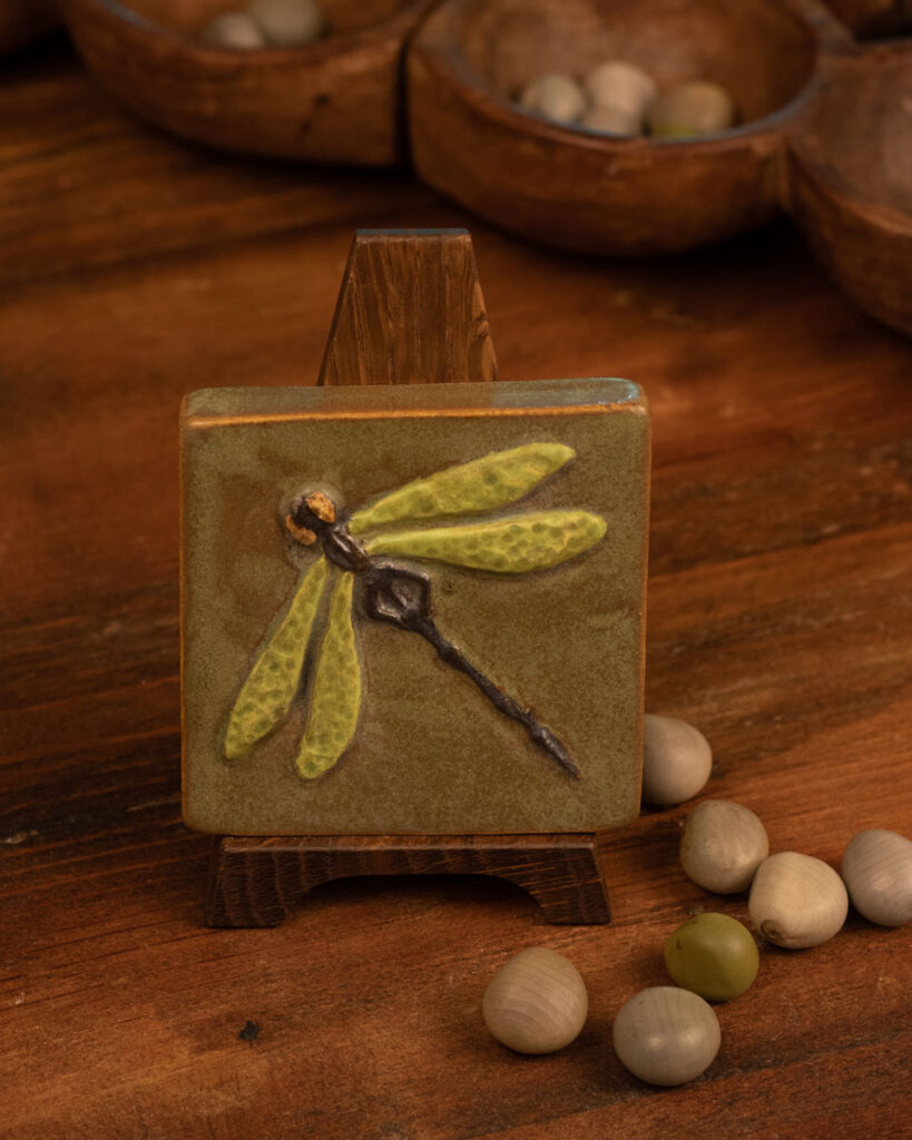 Timeless Dragonfly Tile - Ephraim Pottery