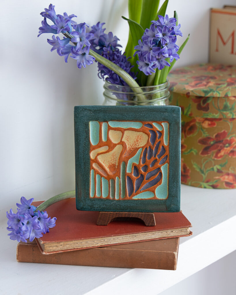 West Coast Wildflowers Tile - Ephraim Pottery